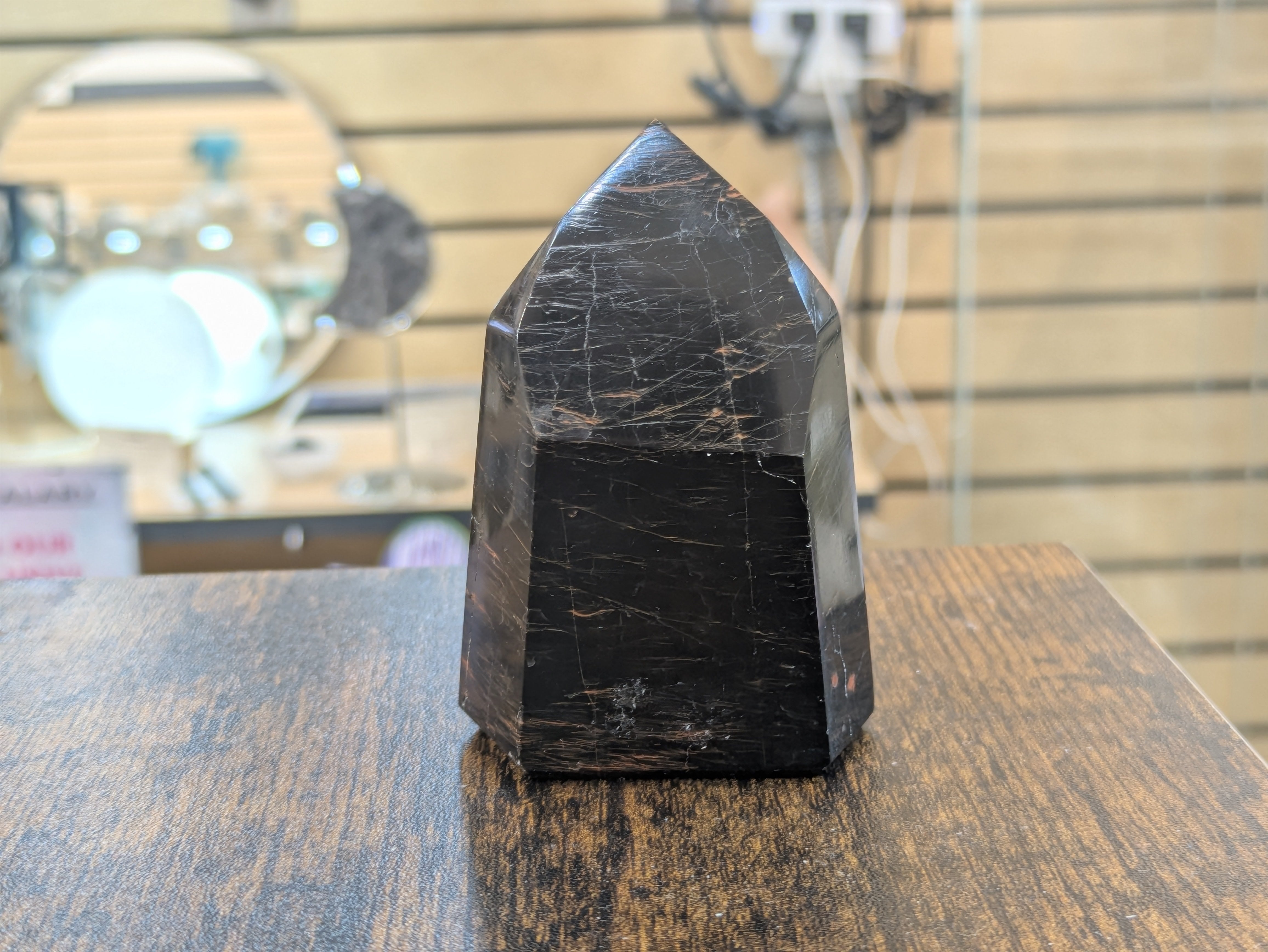 Black Tourmaline Tower- Medium – The Crystalary